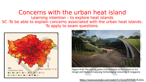 AQA A Level Geography. Contemporary Urban Environments -L19 - urban ...