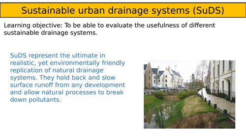 AQA A Level Geography. Contemporary Urban Environments -L28 Sustainable ...