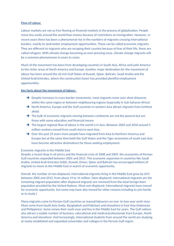 AQA A Level Geography – Global Systems and Global Governance – L3 Flows ...