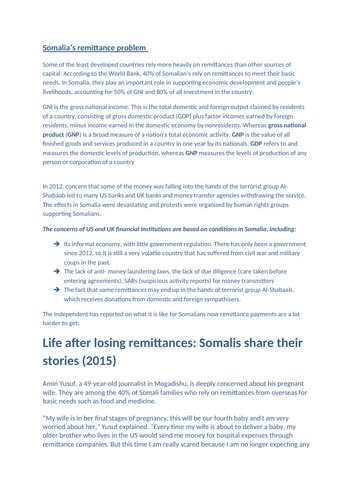 AQA A Level Geography – Global Systems and Global Governance – L3 Flows ...