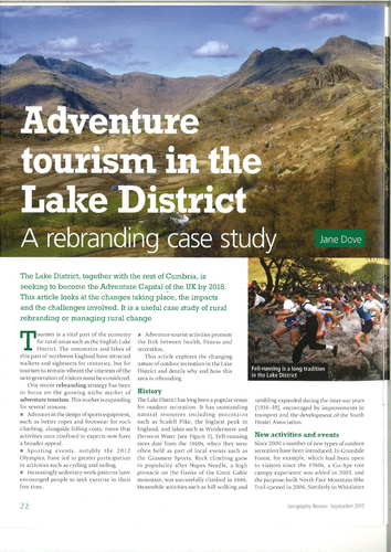 AQA A Level Geography - Changing places - Why and how do places re ...