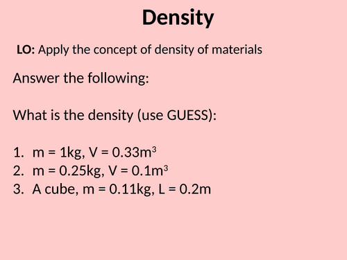 GCSE Physics Particle Model - Combined Science Unit | Teaching Resources