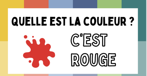 French colours (couleurs françaises) | Teaching Resources