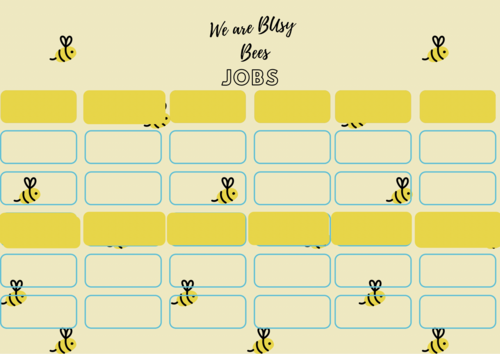 Busy Bee Jobs Board Display | Teaching Resources