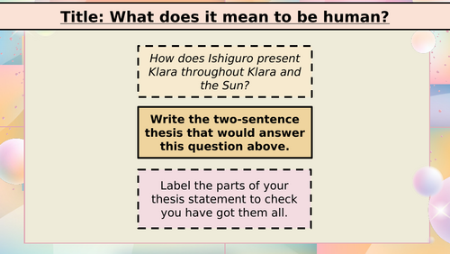 Klara and the Sun - Full Scheme of Work | Teaching Resources