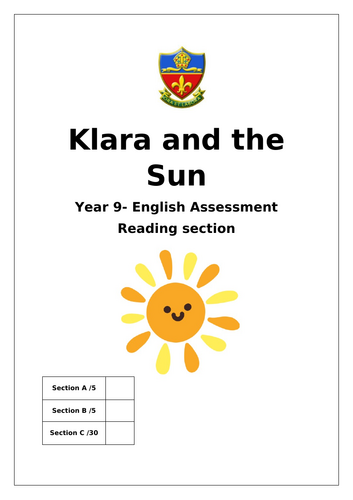 Klara and the Sun - Full Scheme of Work | Teaching Resources