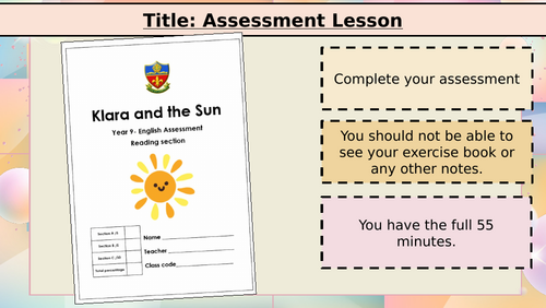 Klara and the Sun - Full Scheme of Work | Teaching Resources