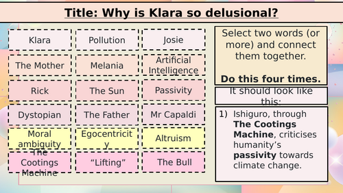 Klara and the Sun - Full Scheme of Work | Teaching Resources
