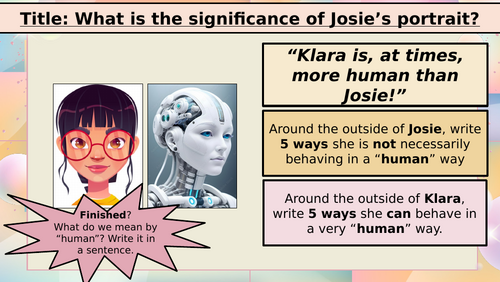 Klara and the Sun - Full Scheme of Work | Teaching Resources