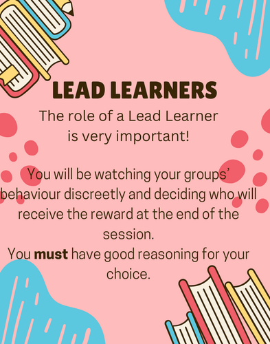 Lead Learner Behaviour Management Tool | Teaching Resources