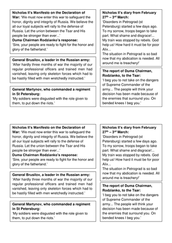 KS3 History - Russia - 10 lesson unit - all resources | Teaching Resources