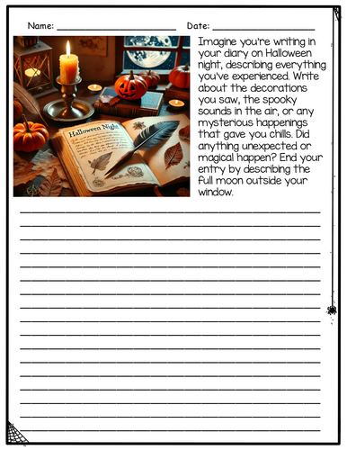 40 Halloween Writing Prompts for all ages - Story Poetry Instructions ...