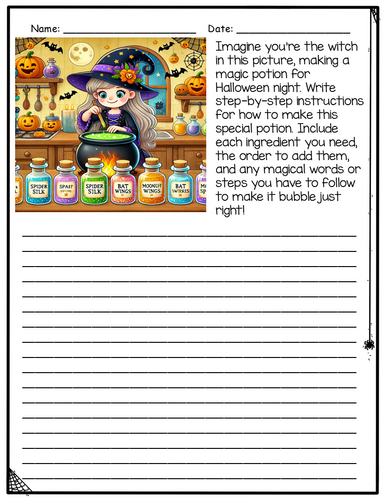 40 Halloween Writing Prompts for all ages - Story Poetry Instructions ...