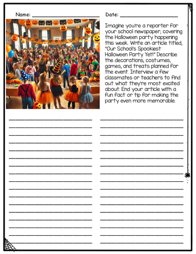 40 Halloween Writing Prompts for all ages - Story Poetry Instructions ...