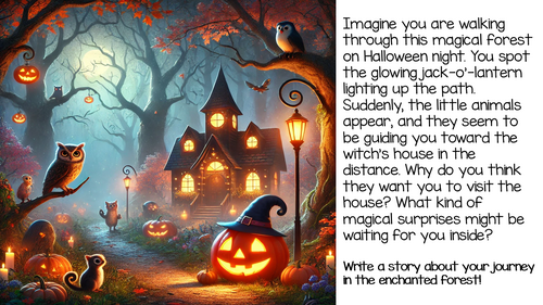 40 Halloween Writing Prompts for all ages - Story Poetry Instructions ...