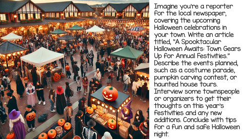 40 Halloween Writing Prompts for all ages - Story Poetry Instructions ...