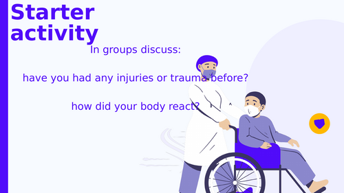 T Level Health - Injury and Trauma | Teaching Resources