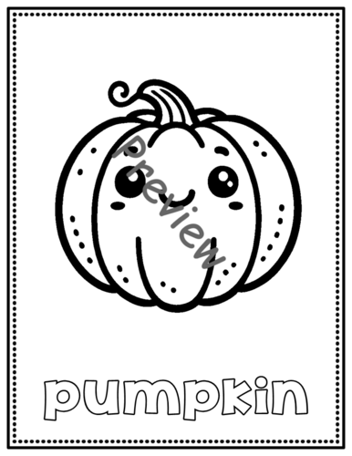Halloween vocabulary coloring pages - ESL and young children | Teaching ...