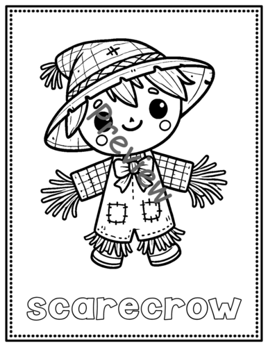 Halloween vocabulary coloring pages - ESL and young children | Teaching ...