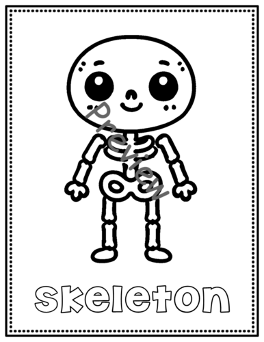 Halloween vocabulary coloring pages - ESL and young children | Teaching ...