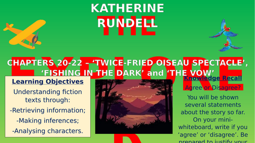 The Explorer - Chapters 20-22: 'Twice-Fried Osieau Spectacle' to 'The ...