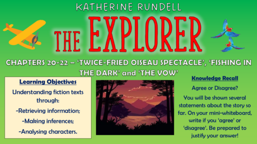 The Explorer - Katherine Rundell - Big Bundle! | Teaching Resources