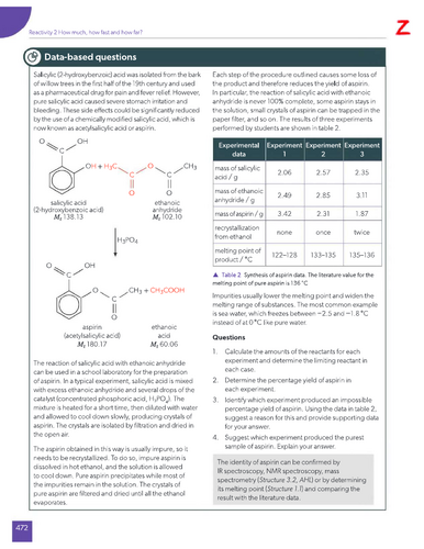 IBDP - Chemistry - Reactivity 2.1 - How much, the amount of chemical ...
