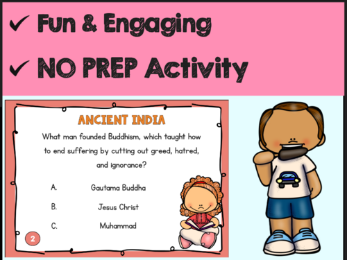 Ancient India Task Cards Ancient Civilizations Review | Teaching Resources