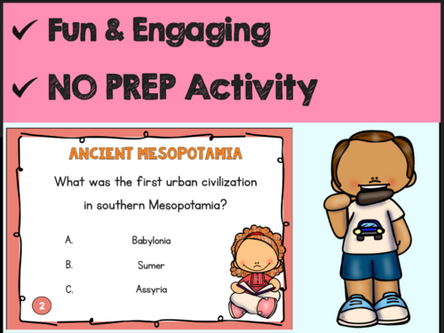 Ancient Mesopotamia Task Cards Ancient Civilizations Review | Teaching ...