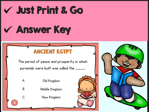 Ancient Egypt Task Cards Ancient Civilizations Practice | Teaching ...