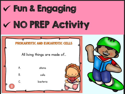 Prokaryotic And Eukaryotic Cells Task Cards Cell Theory | Teaching ...
