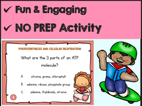 Photosynthesis And Cellular Respiration Task Cards Practice | Teaching ...