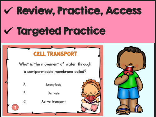 Cell Transport Task Cards Diffusion And Osmosis Practice | Teaching ...