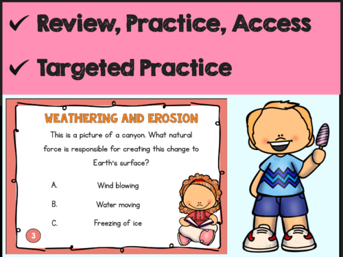 Weathering And Erosion Task Cards Deposition Practice | Teaching Resources