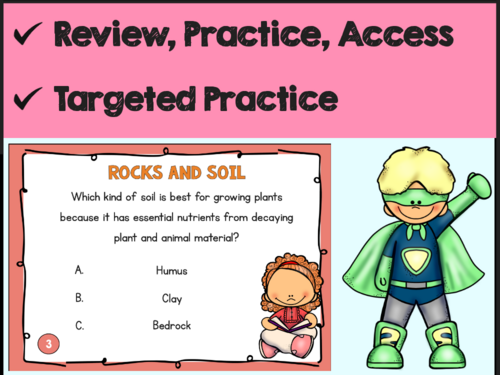 Rocks And Soil Task Cards Types Of Rocks Review | Teaching Resources