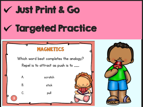 Magnetics Task Cards Magnetism Review Activities | Teaching Resources
