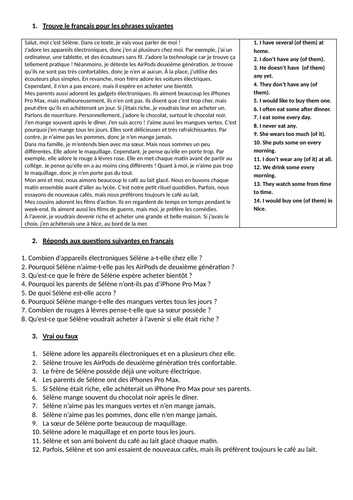 34. GCSE FRENCH: Pronom "EN" (Multiple topics) - EPI / MARS EARS ...
