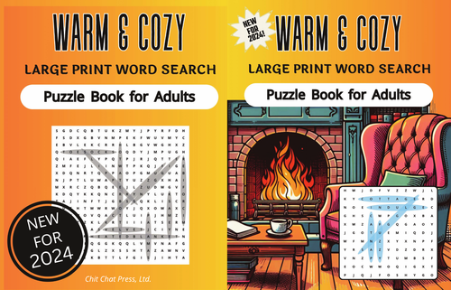 56 Warm & Cozy Word Searches. Large Print | Teaching Resources