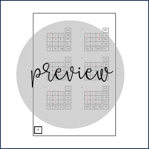 Multiplication Mysteries: Self-Checking Puzzle Boxes for Classroom Fun ...