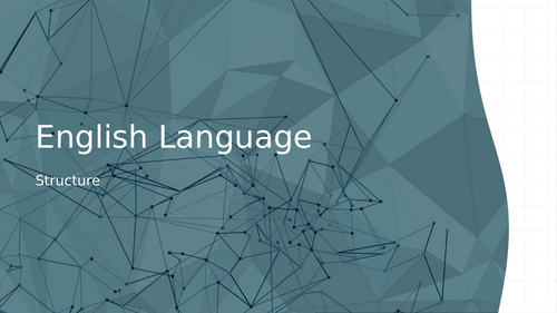 English Language Structure | Teaching Resources