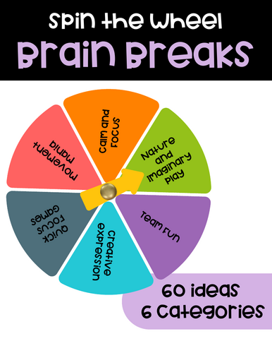 SEL - Spin the Wheel Brain Breaks | Teaching Resources