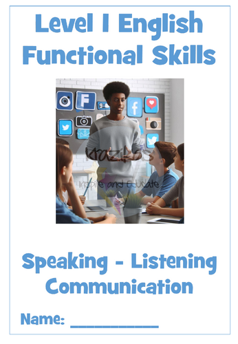 English Functional Skills - Level 1 - Speaking, Listening and ...