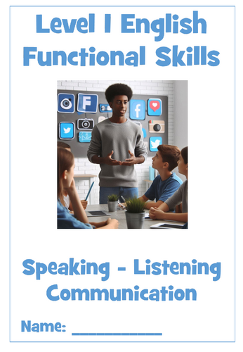 English Functional Skills - Level 1 - Speaking, Listening and ...