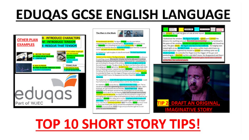 TOP 10 TIPS: EDUQAS SHORT STORY - GCSE ENGLISH LANGUAGE | Teaching ...