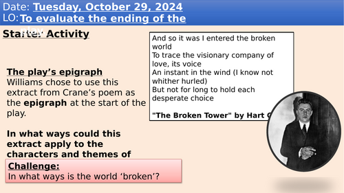 IGCSE A Streetcar Named Desire | Teaching Resources