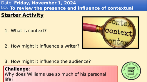 IGCSE A Streetcar Named Desire | Teaching Resources