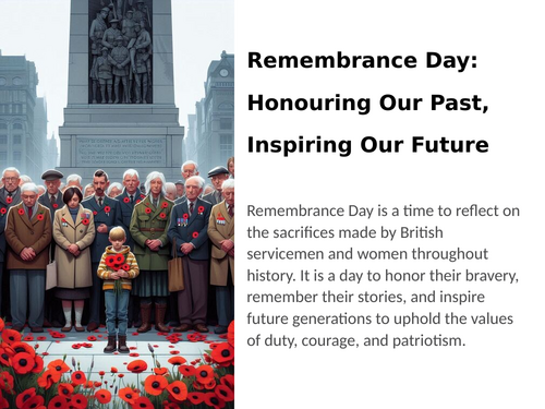 Remembrance Day Assembly | Teaching Resources