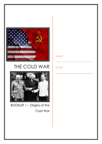 COLD WAR HOMEWORK BOOKLET 1945-49 [GCSE History] | Teaching Resources