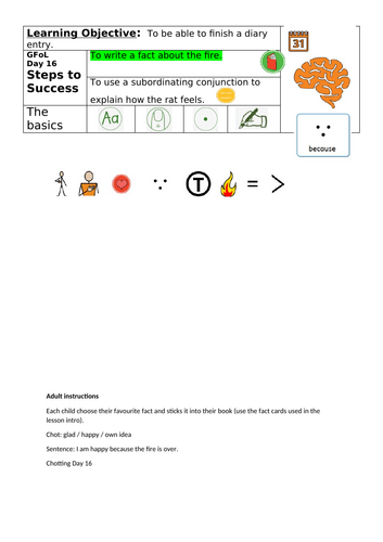 Y2 English Great Fire of London (The Write Stuff) | Teaching Resources