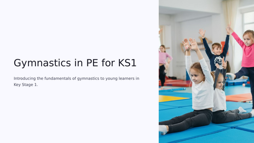 PE - Gymnastics KS1 Powerpoint unit | Teaching Resources
